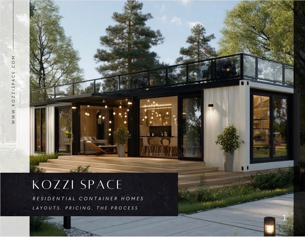 Best Container Home Floor Plans for Families, Couples & ADUs – Kozzi Space