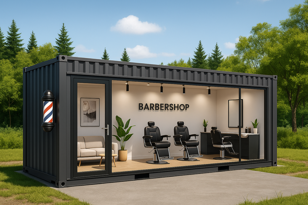 Ready to Ship Container Barber - Secured Delivery – Kozzi Space