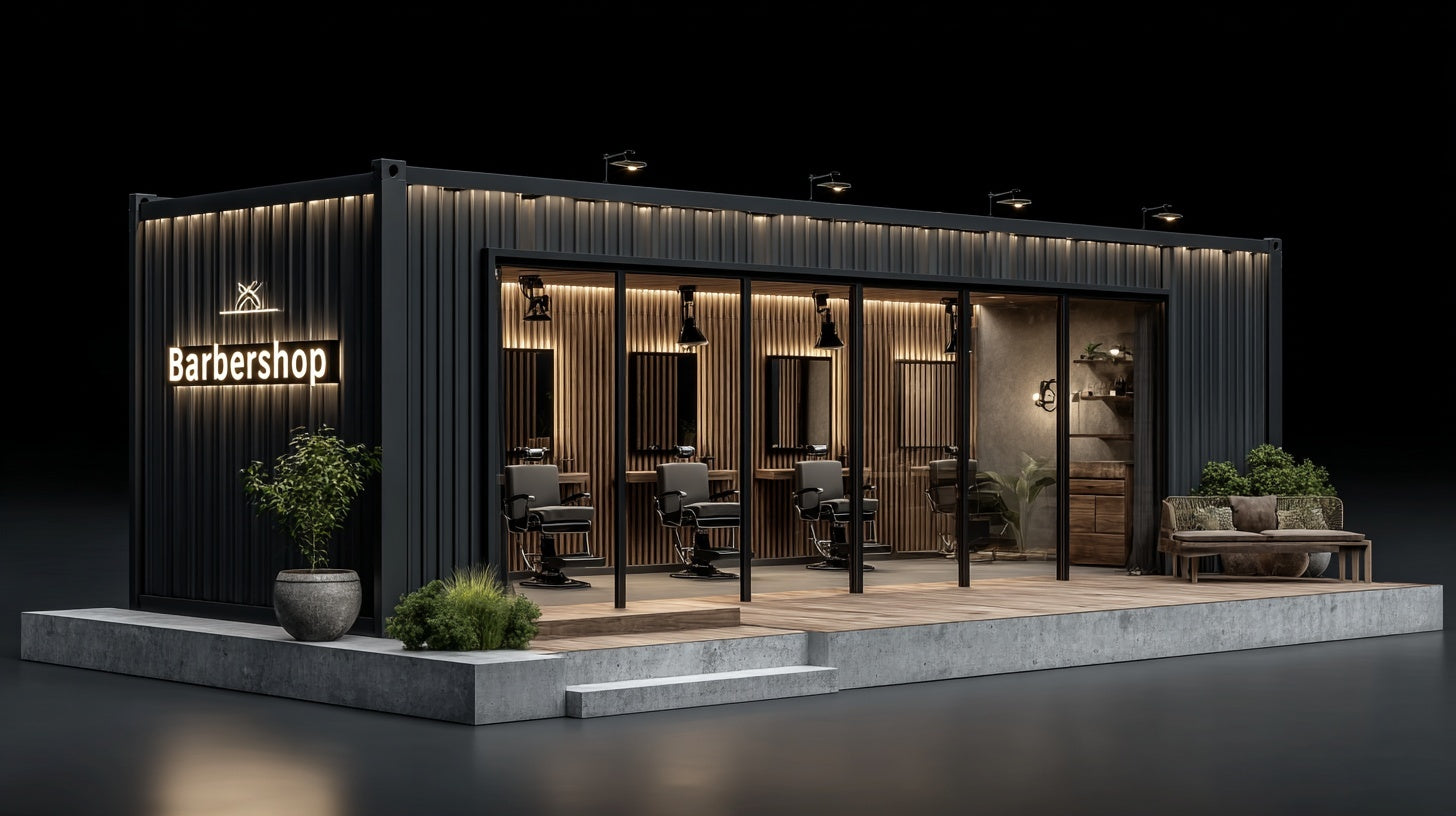 Ready to Ship Container Barber - Secured Delivery – Kozzi Space