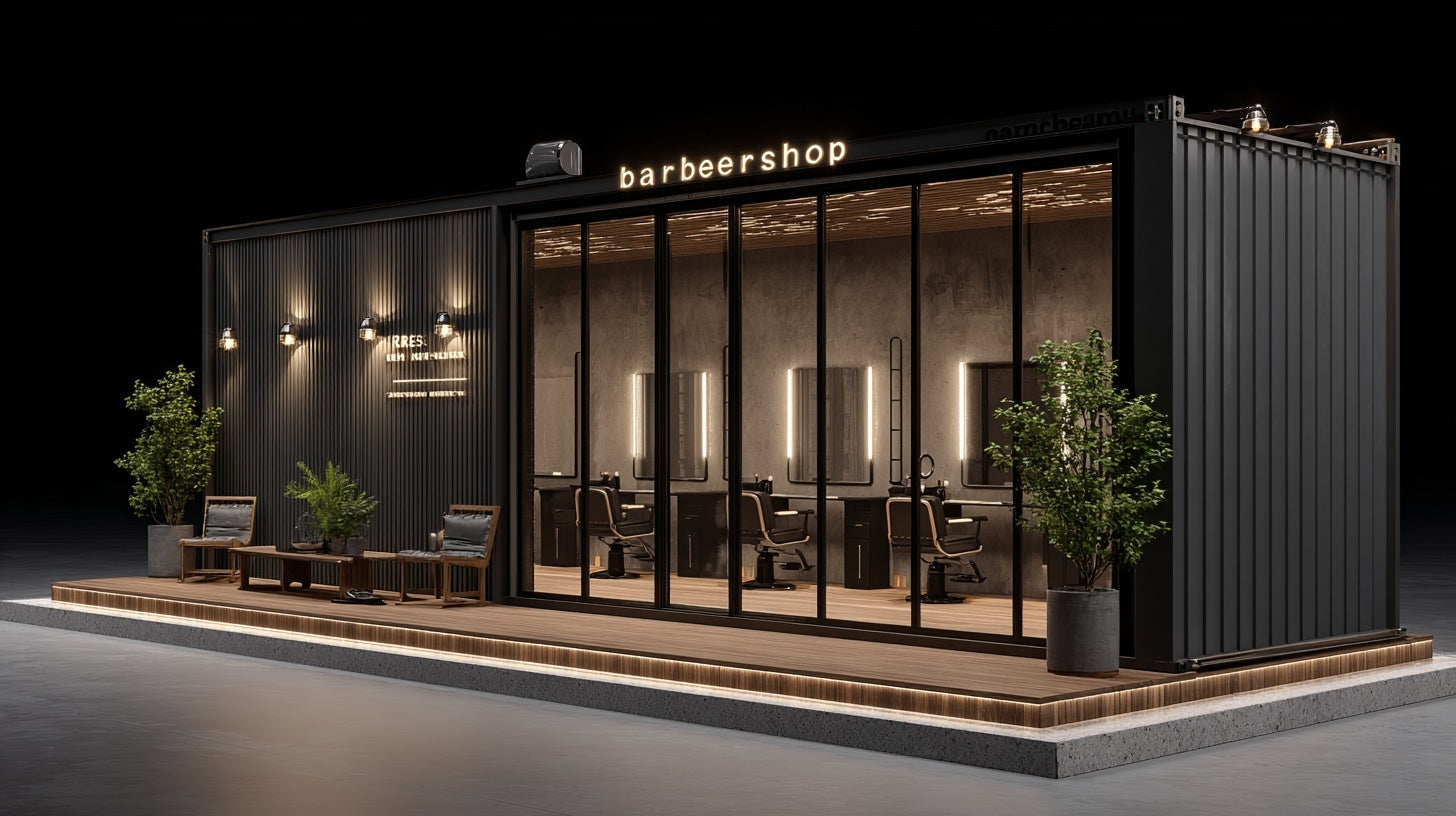 Ready to Ship Container Barber - Secured Delivery – Kozzi Space