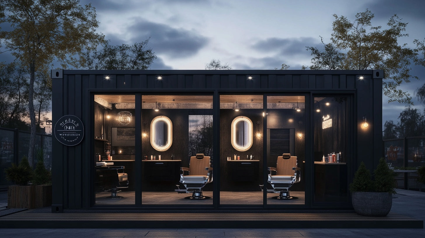 Ready to Ship Container Barber - Secured Delivery – Kozzi Space