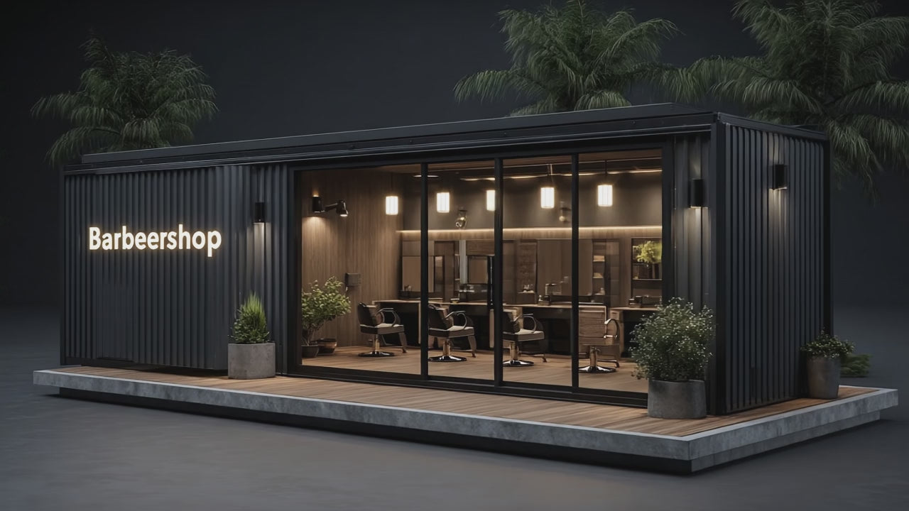 Ready to Ship Container Barber - Secured Delivery – Kozzi Space