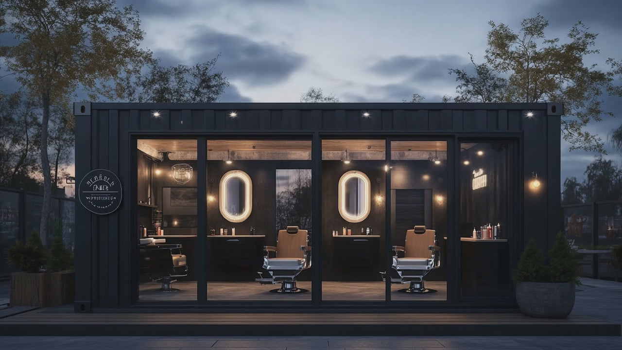 Ready to Ship Container Barber - Secured Delivery – Kozzi Space